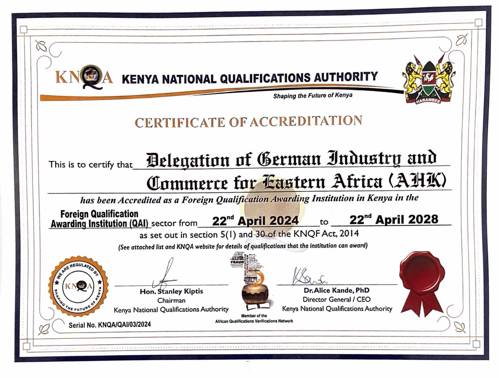 KNQA Accreditation